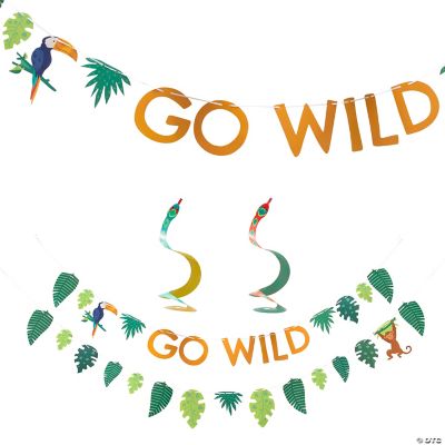 Tropical Party Go Wild Garlands - 2 Pc. | Oriental Trading