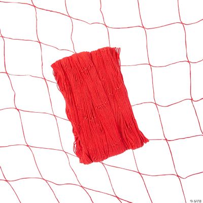 14 Ft. Red Fish Net Wall Decoration - Discontinued