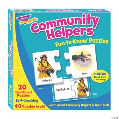 TREND enterprises, Inc. Community Helpers Fun-to-Know® Jigsaw Puzzles ...