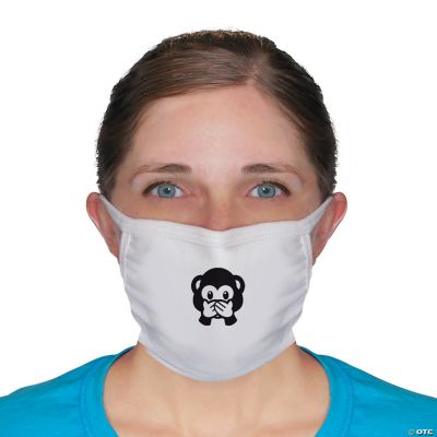 Monkey Fabric Face Masks - 2 Pc. | Oriental Trading