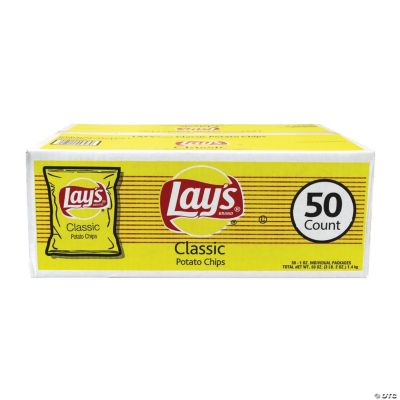 LAYS Original Potato Chips, 1 oz, 50 Count | Oriental Trading
