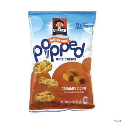Quaker Popped Rice Crisps Caramel Corn, .67 oz, 60 Count | Oriental Trading