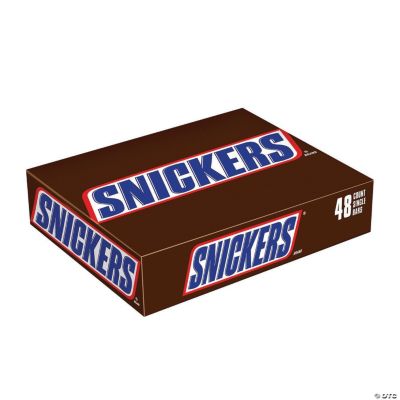 SNICKERS Full Size Candy Bar, 1.86 oz, 48 count | Oriental Trading