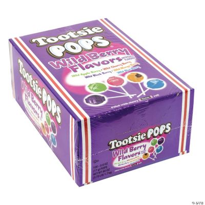 Tootsie Pops Wild Berry, 100 Count | Oriental Trading