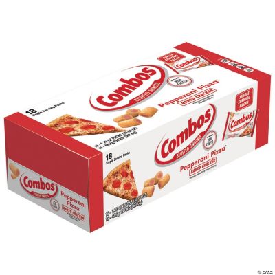Combos Pepperoni Pizza Cracker Baked Snacks, 1.80 oz, 18 Count