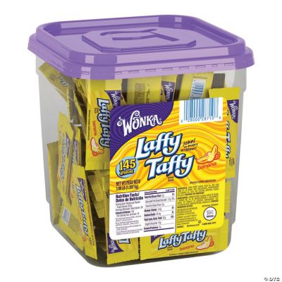 LAFFY TAFFY Banana Tub, 145 Count | Oriental Trading