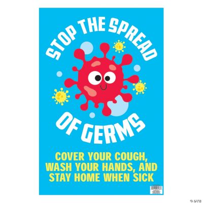 Germs Signs Vertical Sign Wash Hands No Germs Allowed Wash Your