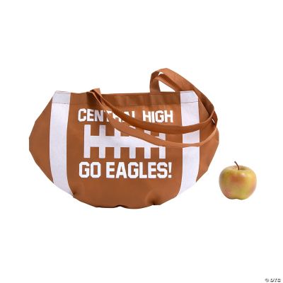 17" x 15" Personalized Large Football Tote Bags - 48 Pc. | Oriental Trading
