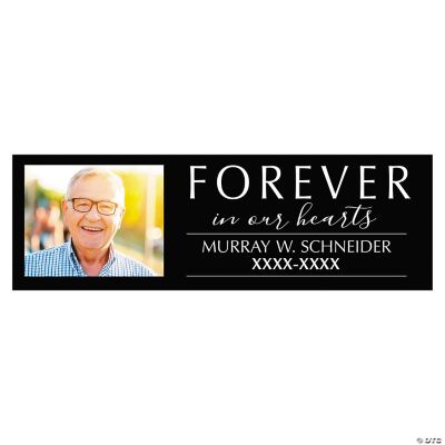 In Memorial Photo Custom Banner | Oriental Trading
