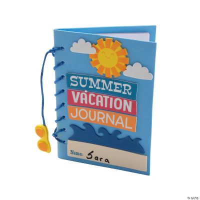 5" x 7" Summer Vacation Journal Craft Kit – Makes 12 | Oriental Trading