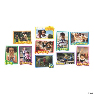 FirstRate Character Traits Bulletin Board Set, Grade PK-5