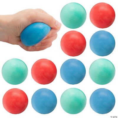 Vibrant Color-Changing Stress Balls with Fun Features - 12 Pc ...