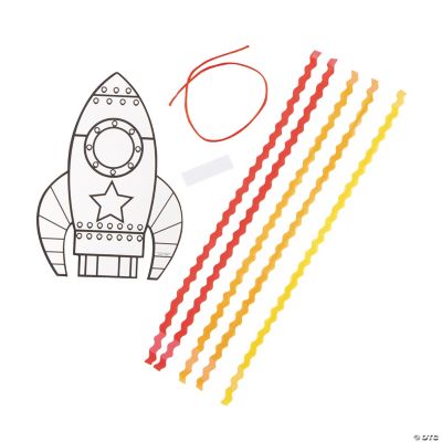 Color Your Own Rocket Craft Kit