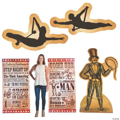 Vintage Circus Decorating Kit - 5 Pc.