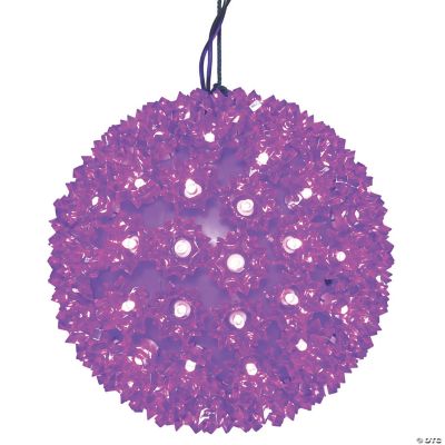 Vickerman 10" Purple LED Starlight Sphere Lighted Hanging Decor ...