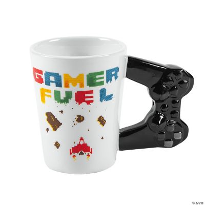 9 oz. Player One Gamer Fuel & Game Over Gamer Coffee Mug | Oriental Trading