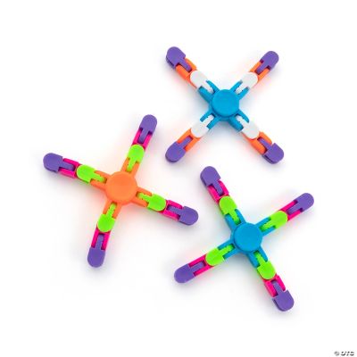 Colorful Link Fidget Spinners - 12 Pc. for Fun and Engagement ...