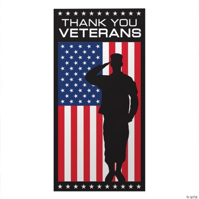 Thank You Veterans Door Cover | Oriental Trading