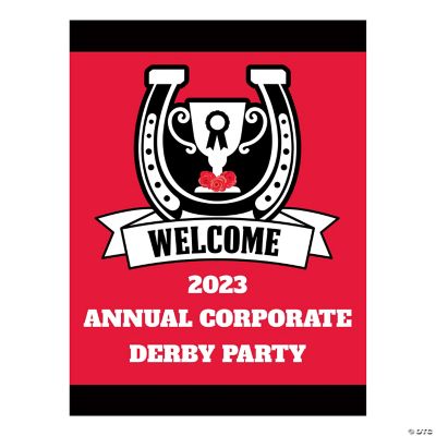 Personalized Derby Party Welcome Sign - Discontinued