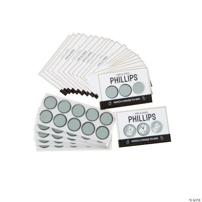 Personalized Wedding Reception Scratch-Off Ticket Game | Oriental Trading