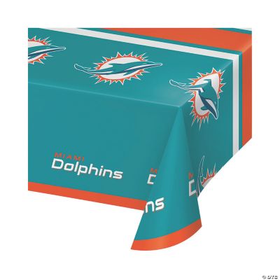 NFL Miami Dolphins Plastic Tablecloths 3 Count