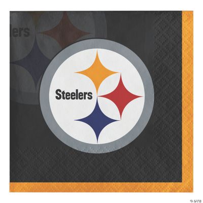 NFL Pittsburgh Steelers Beverage Napkins 48 Count | Oriental Trading