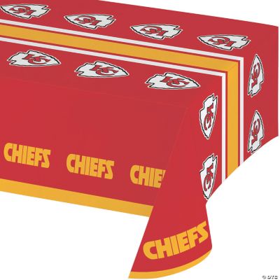NFL Kansas City Chiefs Plastic Tablecloths 3 Count