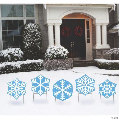 Snowflake Yard Signs | Oriental Trading