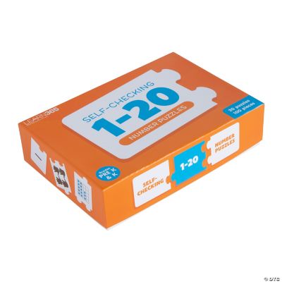 Self-Checking 1-20 Number Puzzles - Set of 20 - Discontinued