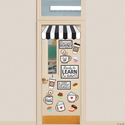 Coffee House Door Decoration Set - 5 Pc. - Discontinued