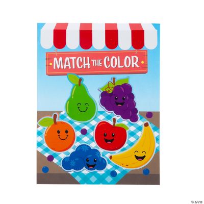 Match the Color Fruit Sticker Scenes - 12 Pc. | Oriental Trading