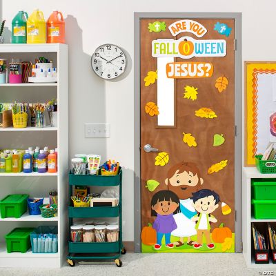 Are You Fall-O-Ween Jesus Door Decorating Kit - 5 Pc. | Oriental Trading