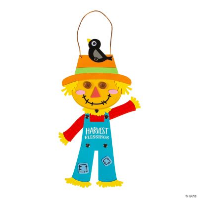 Harvest Blessings Scarecrow Craft Kit - Makes 12 | Oriental Trading