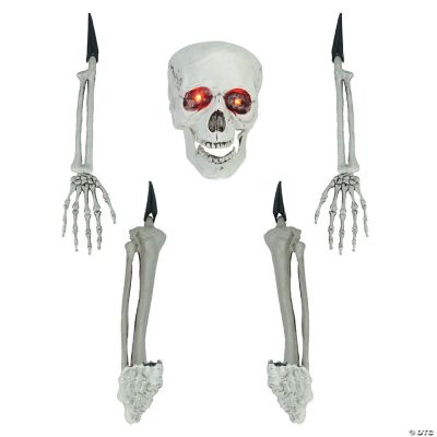 Northlight 5-Piece Skeleton Breaking Through Ground Halloween ...