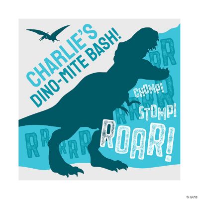 Personalized Dino Dig Backdrop | Oriental Trading