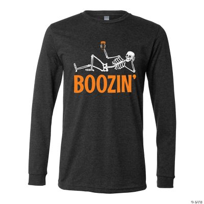 Boozin’ Skeleton Adult’s T-Shirt | Oriental Trading
