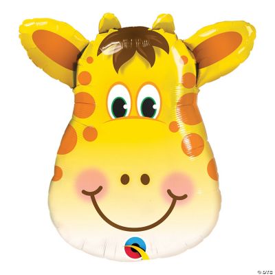 Qualatex Giraffe-Shaped 32" Mylar Balloon - Discontinued