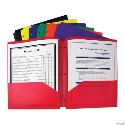 2-PKT Heavyweight Portfolio Folder (24) | Oriental Trading