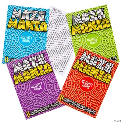 Maze Mania Activity Books - 24 Pc. | Oriental Trading