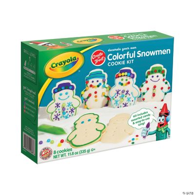 Crayola ® Decorate Your Own Colorful Snowmen Cookie Kit - Makes 8 ...