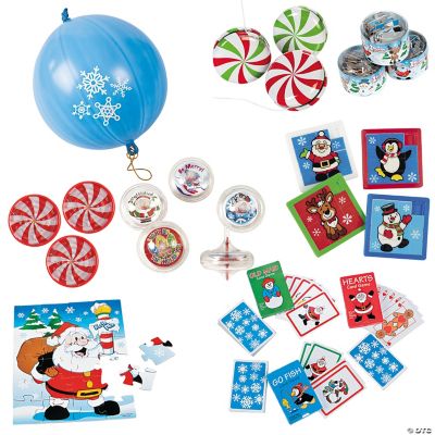 Bulk 96 Pc. Mini Holiday Fun & Games Kit | Oriental Trading