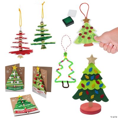 Bulk Christmas Tree Craft Kit for 12