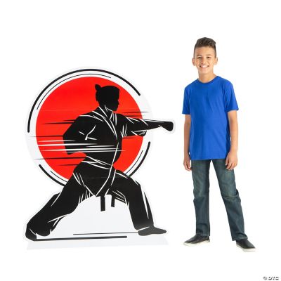 52" Karate Cardboard Cutout Stand-Up | Oriental Trading