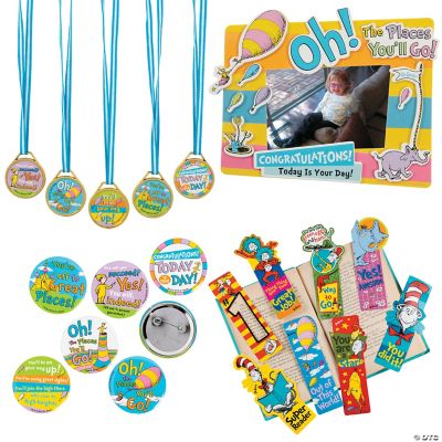 196 Pc. Dr. Seuss™ Oh, the Places You’ll Go Handout Kit for 48 ...