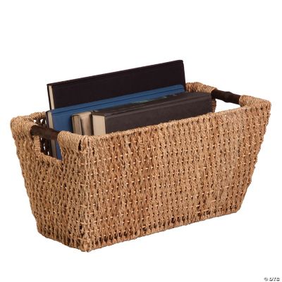 Honey Can Do Basket with Handles - Large, Seagrass