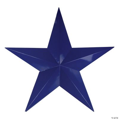 DAK 36" Navy Blue Country Rustic Star Outdoor Patio Wall Decor