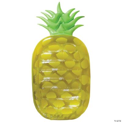 Pool Central 75" Inflatable Yellow and Green Jumbo Pineapple Swimming ...