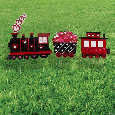 Valentine Love Train Yard Sign Set | Oriental Trading