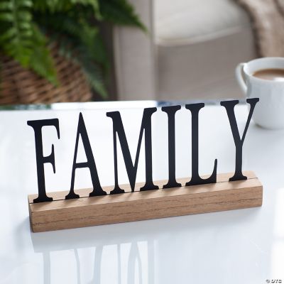 Positively Simple Family Tabletop Sign | Oriental Trading