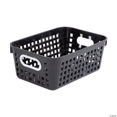 Black Classroom Storage Tall Baskets with Handles - 6 Pc. | Oriental ...